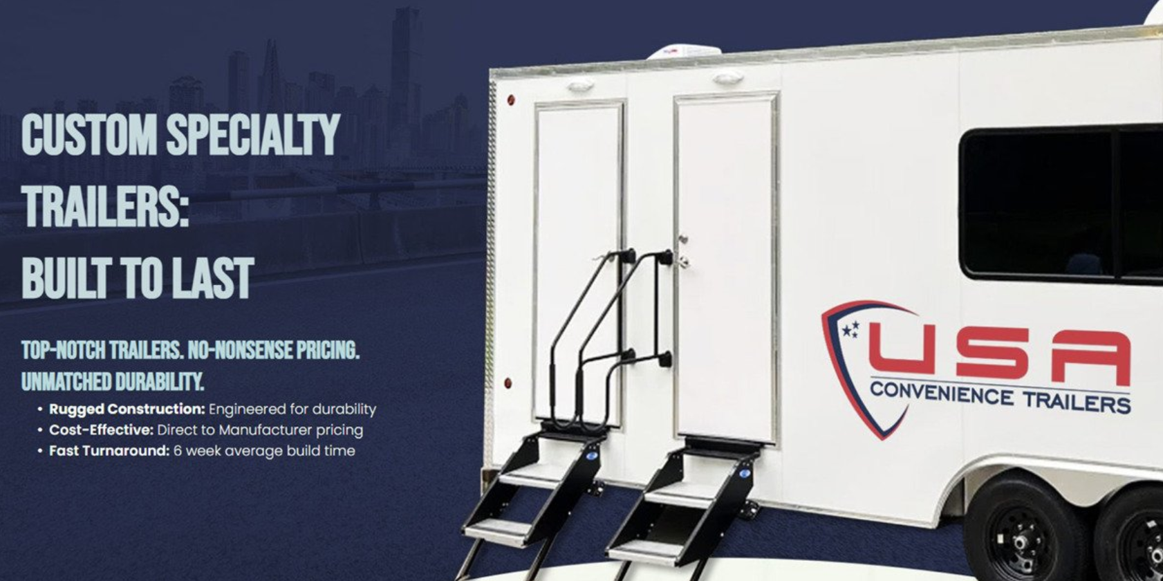 Mobile Restrooms Trailers: USA Convenience Trailers Shifts Gears with ...