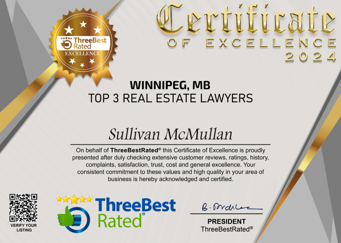 Winnipeg Real Estate Lawyer Neil Sullivan Awarded Three Best Rated ...